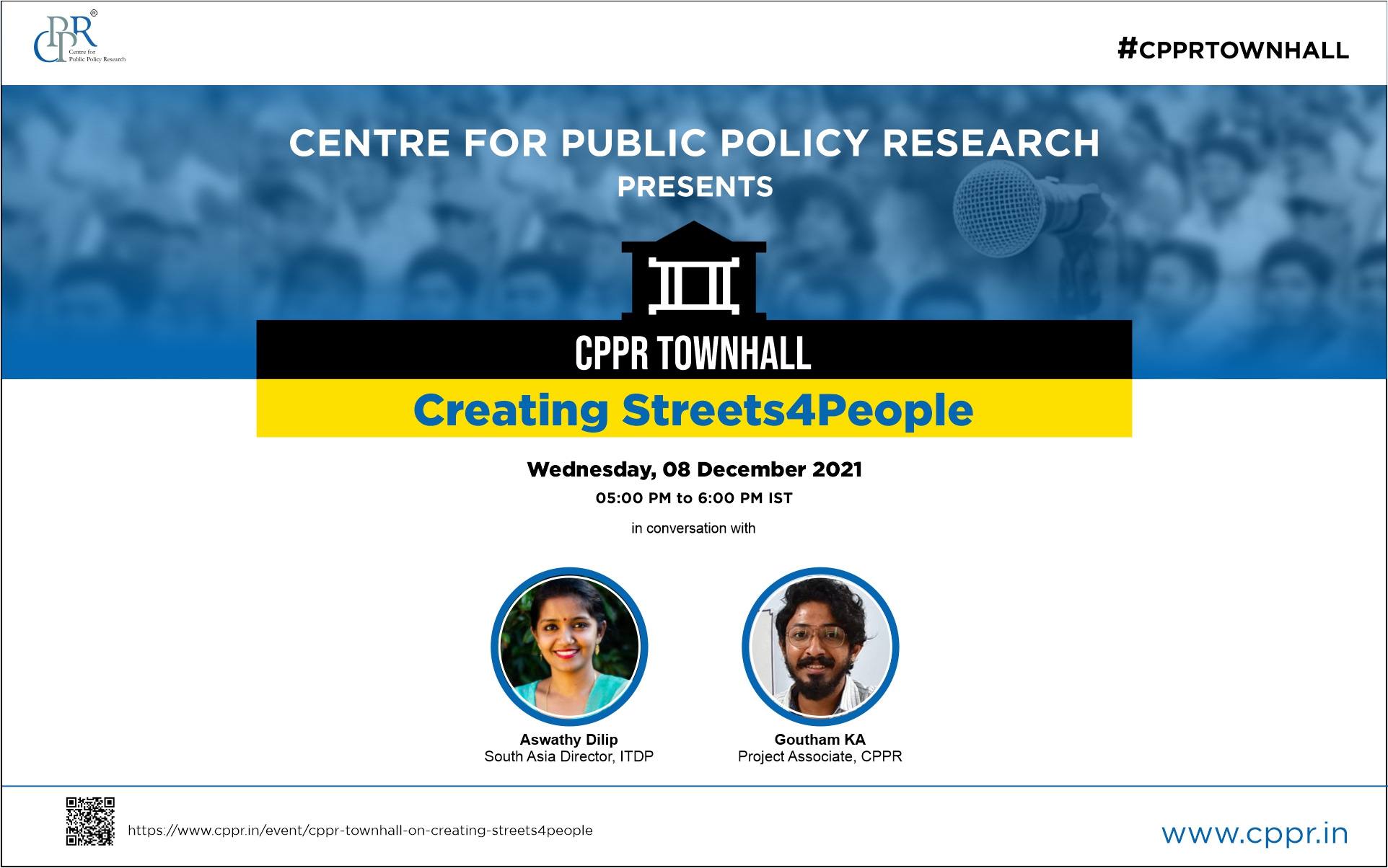 CPPR TOWNHALL on Creating Streets4People - Centre for Public Policy ...