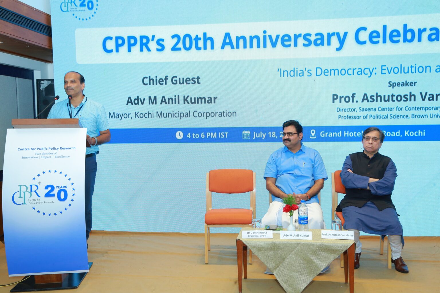 CPPR 20th Anniversary Programmes - Centre for Public Policy Research (CPPR)