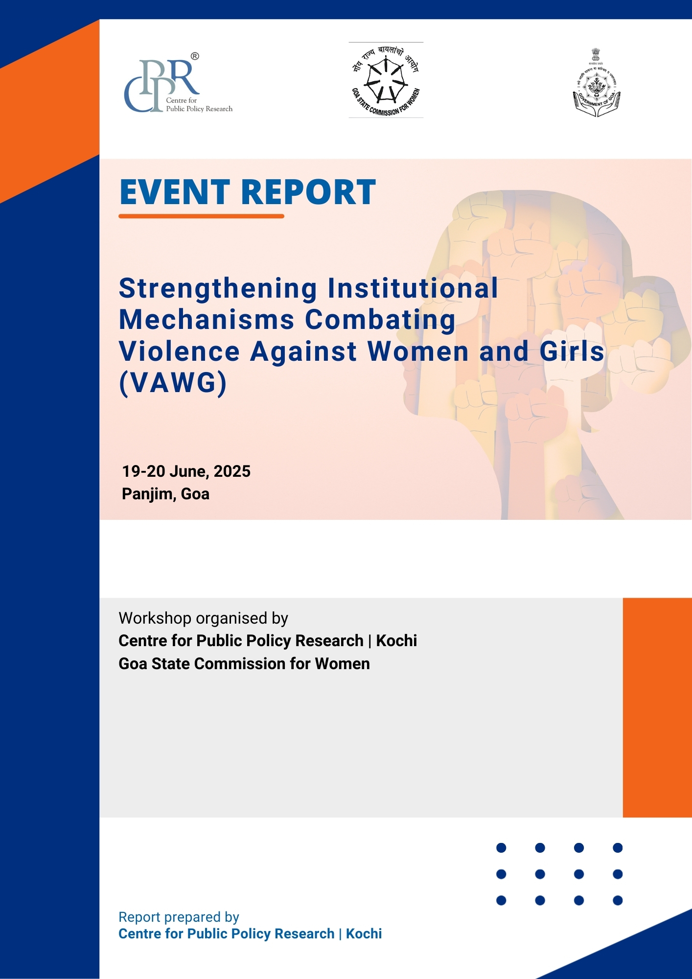 Event Report — VAWG Workshop at Panjim, Goa | CPPR - Centre for Public ...